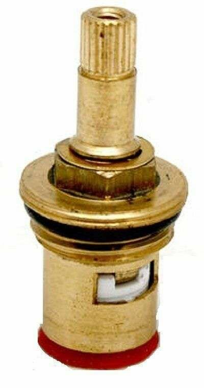 Кран-букса для смесителя, керамика, 20 шлицов, угол 90, 1/2" F52-4