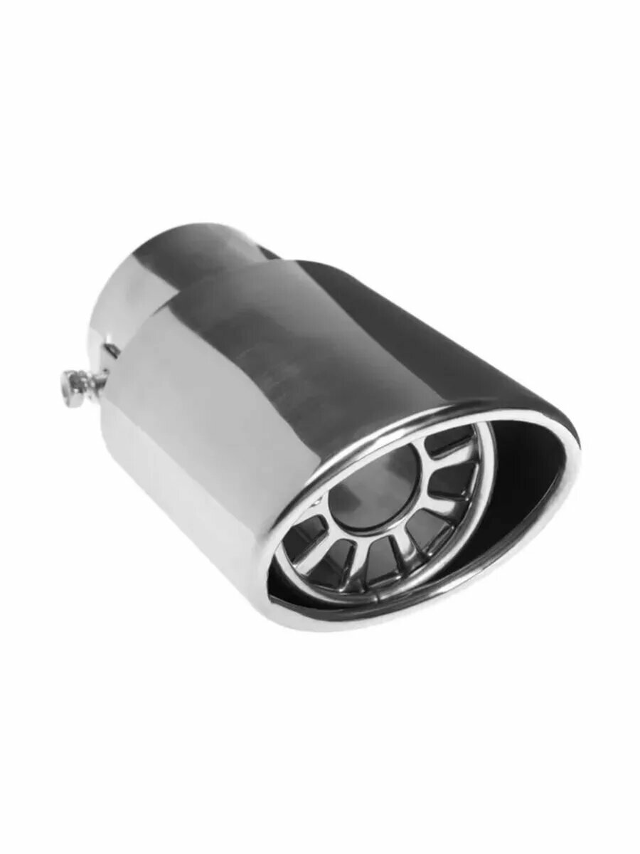 Хромированная насадка на глушитель 63 мм