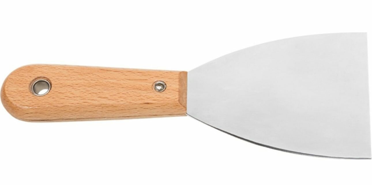 Шпатель HARDY малярный, серия 84, нержавеющая сталь, ручка из бука, размер 8см 0830-840008