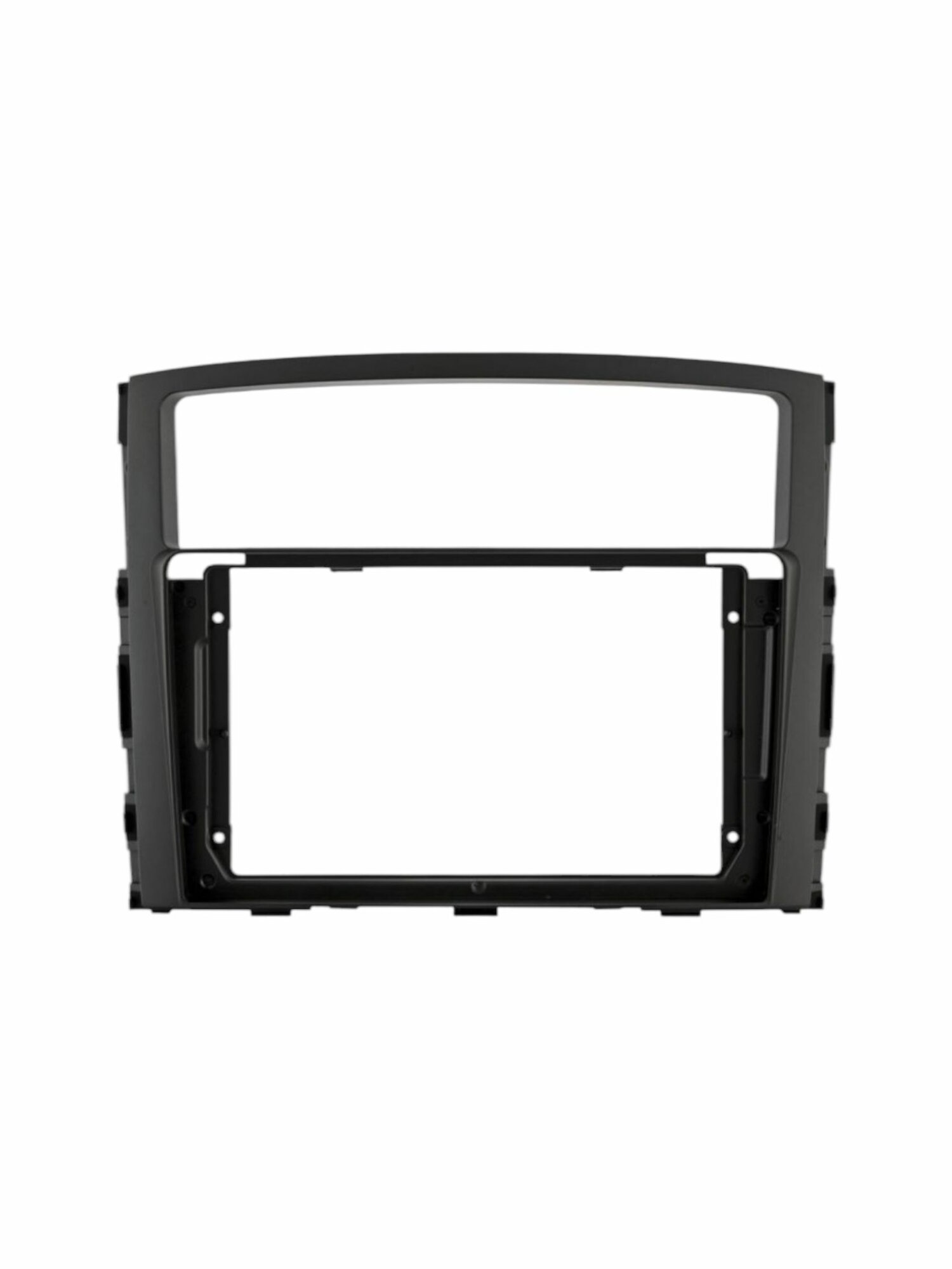 Переходная рамка для Mitsubishi Pajero 4 2006+, 9 дюймов, черный матовый