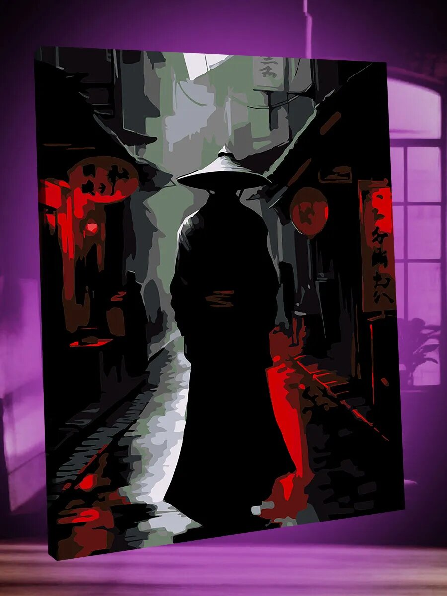 Картина по номерам Самураи