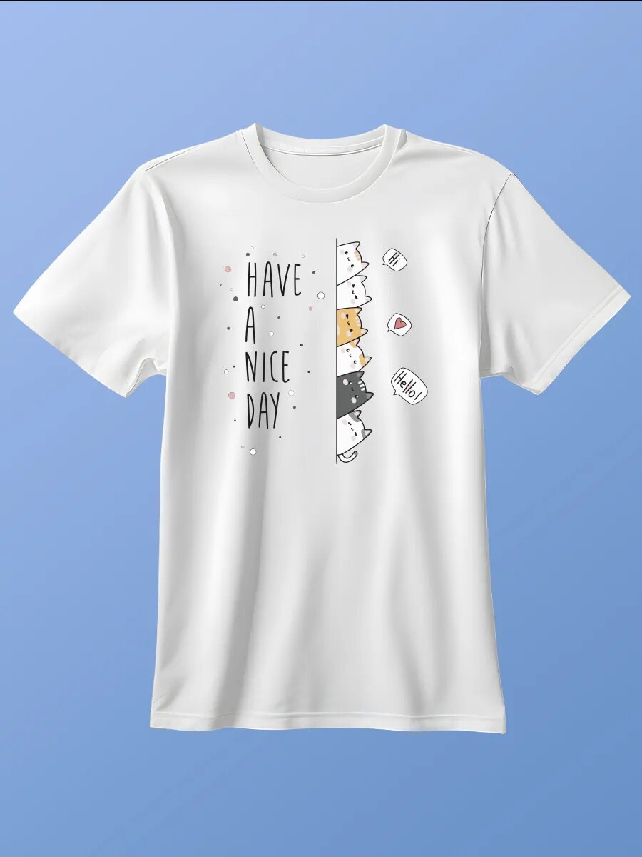 Футболка с котиками