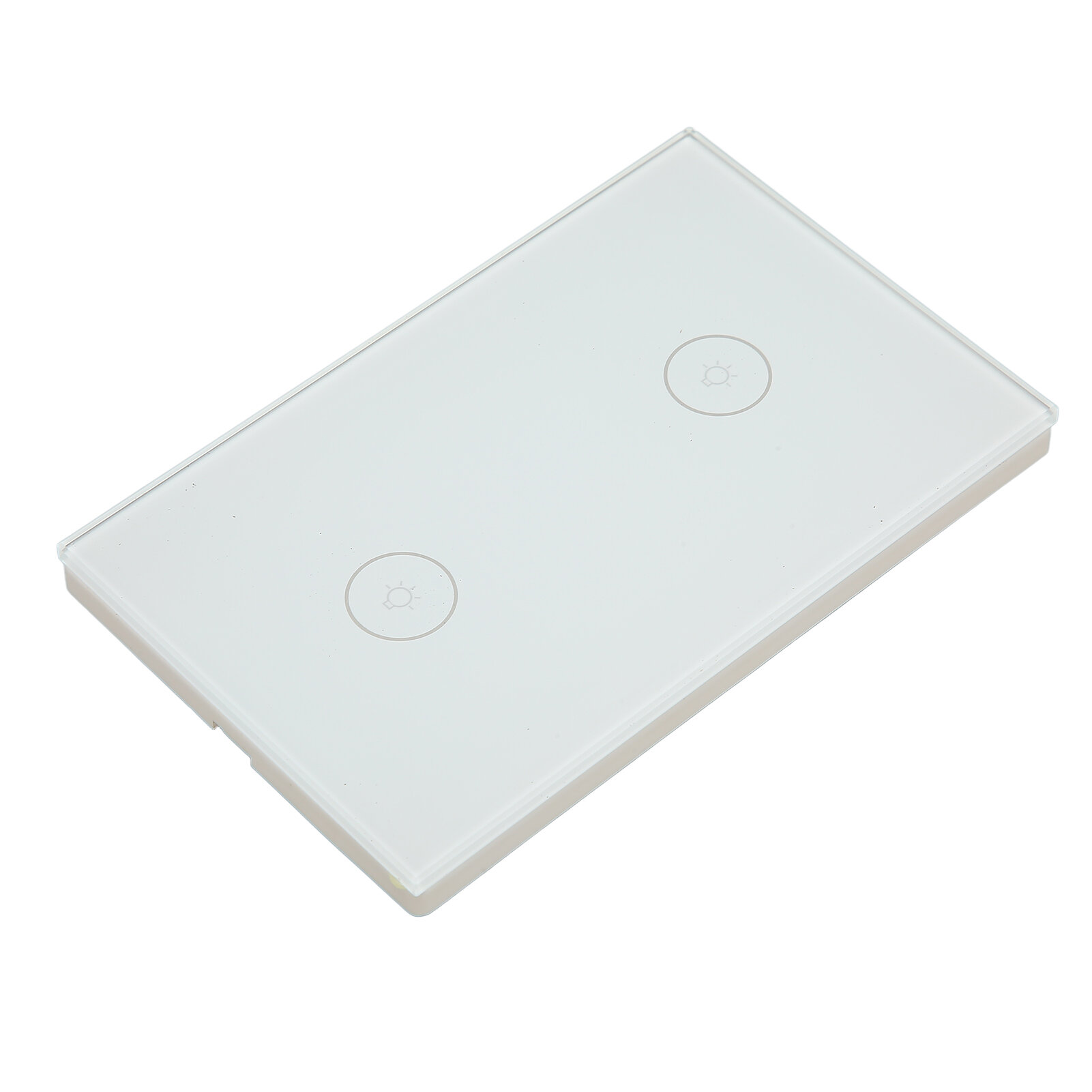 Двойные кнопки Wi-Fi Smart Touch Switch Беспроводной переключатель управления для домашнего настенного светильника 100 240 В