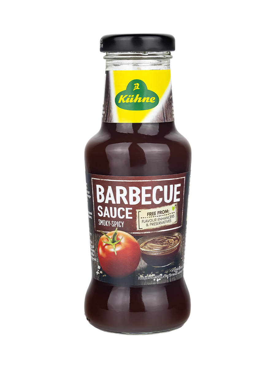 Соус томатный Kuhne Spicy sauce barbecue Барбекю, для гриля, 250мл
