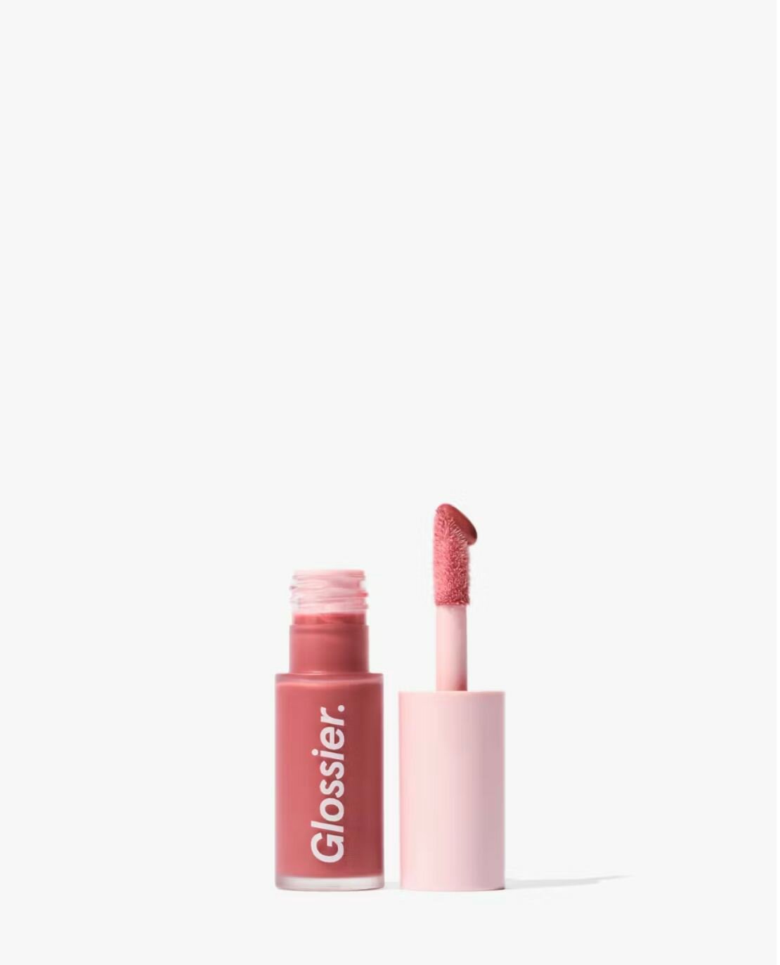 Glossier Кремовый блеск для губ Lip Glaze Cooling, creamy lip oil, Creamy is a warm rose, 8 мл