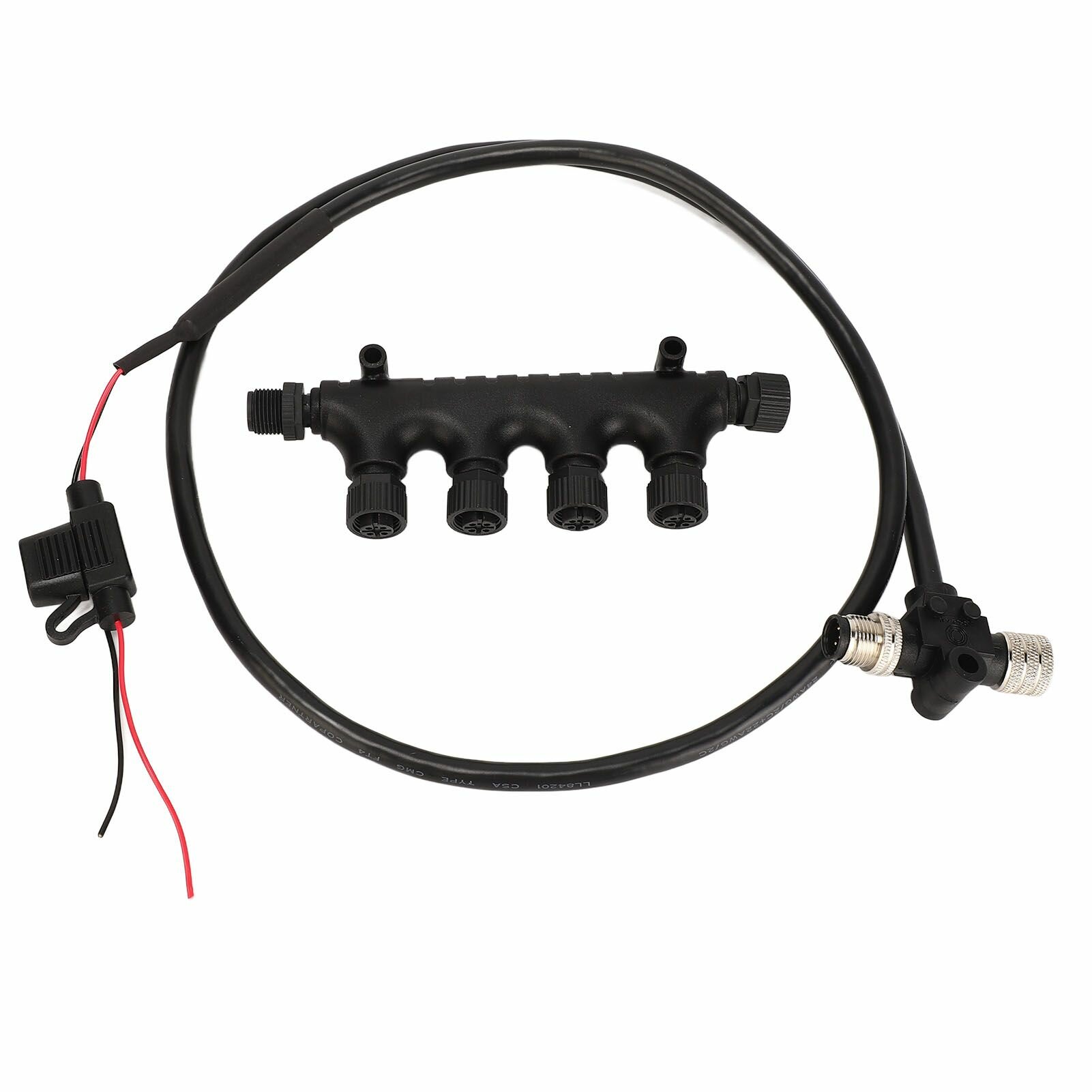 Кабель NMEA2000 4-порт. T-разъем 1м IP67 для Lowrance
