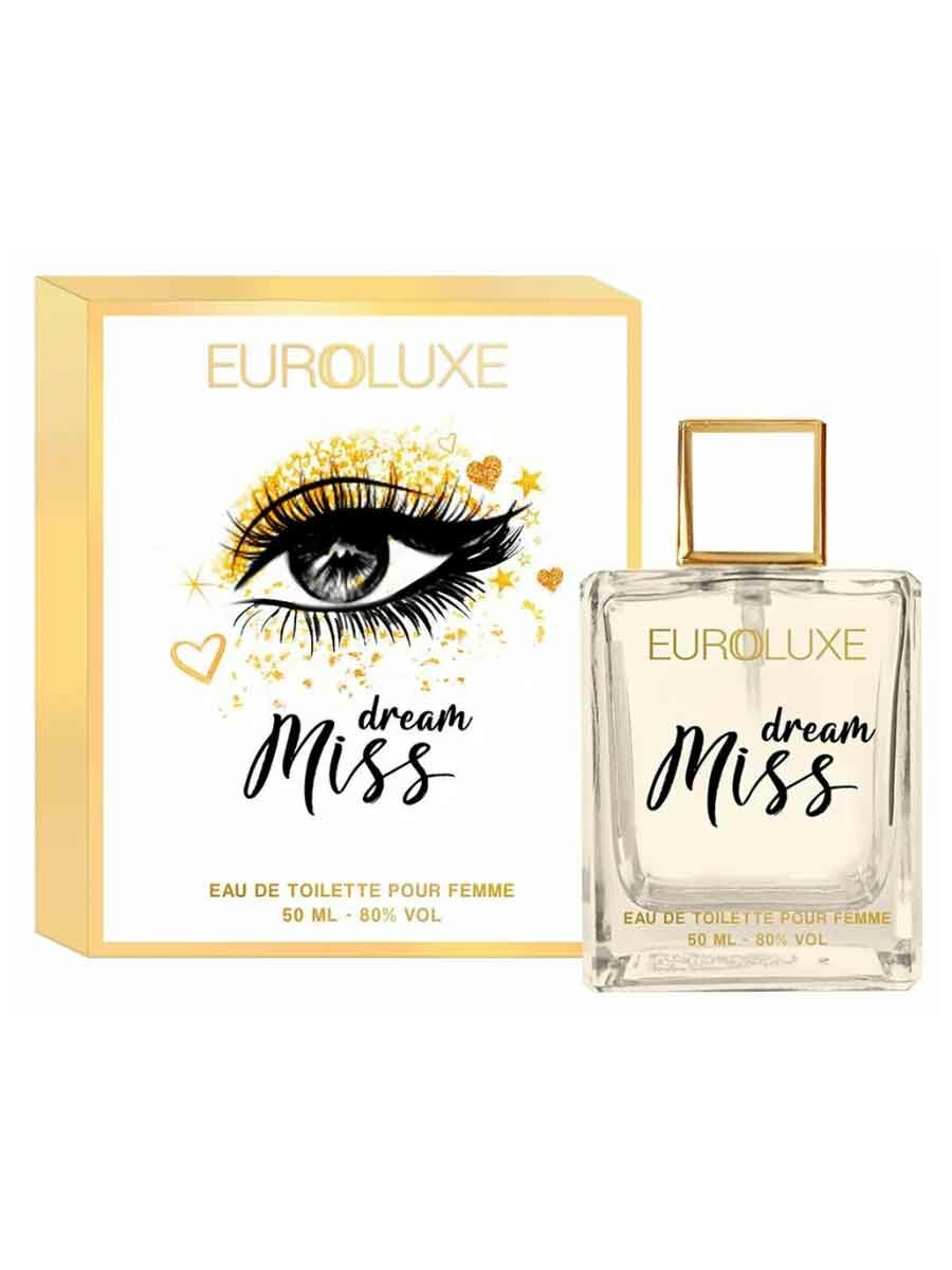 Euroluxe Туалетная вода для женщин Miss dream, цветочный, 50 мл