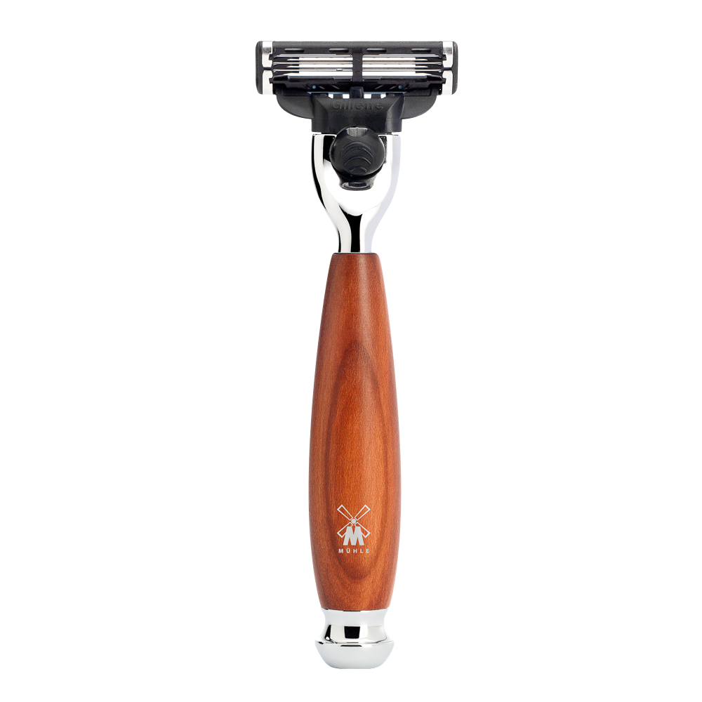 Бритвенный станок MUEHLE VIVO, Gillette Mach3, слива (R 331 M3)