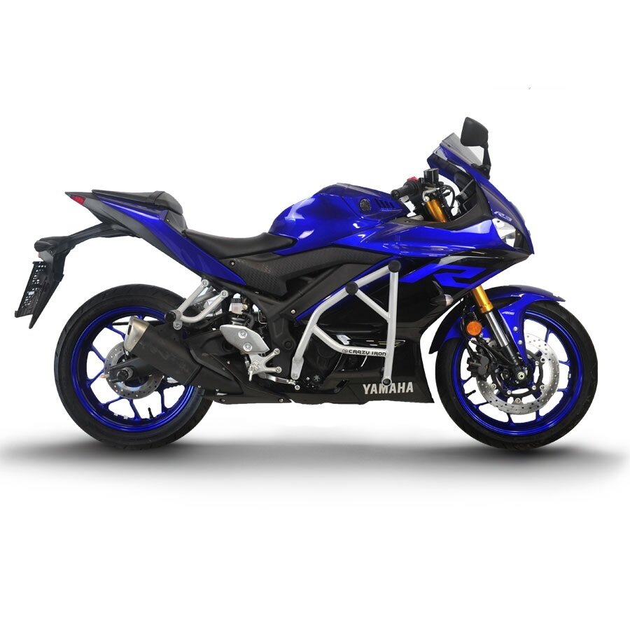 Клетка на мотоцикл YAMAHA YZF-R25 19-, YZF-R3 19- PRO, черный матовый цвет