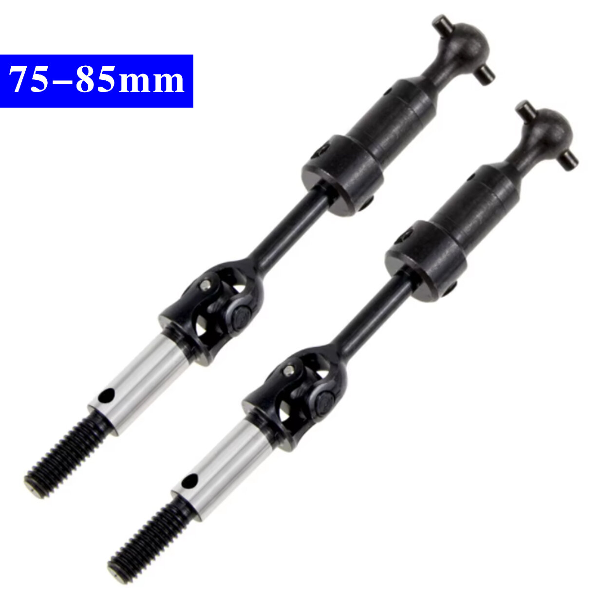 Универсальный регулируемый стальной приводной вал CVD Dogbone 102015-А 75-85 мм 102016-А 110-120 мм для радиоуправляемой модели автомобиля HSP1/10 94123 94103