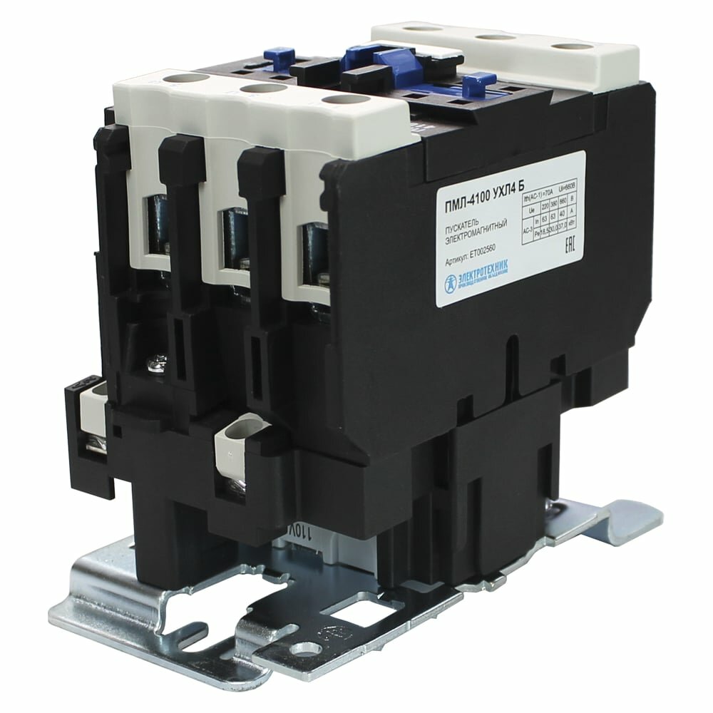 Нереверсивный электромагнитный пускатель Электротехник ПМЛ-4100