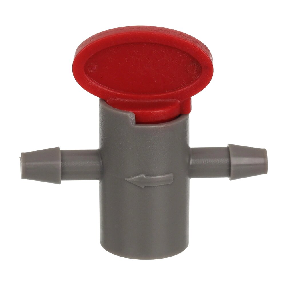 Кран запорный для микротрубки системы капельного полива DORN 4 шт