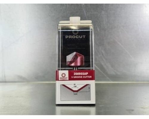 Фреза для сгибания алюминия и композита ( для Alucobond ) V 135 гр проф. серия Z 2 d1 2.5 D 22x10x50 S 6 PROCUT