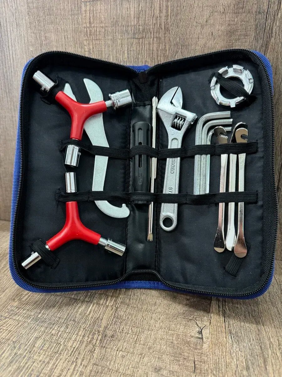 Набор инструментов для велосипеда Kenli (количество предметов — 12 шт.)