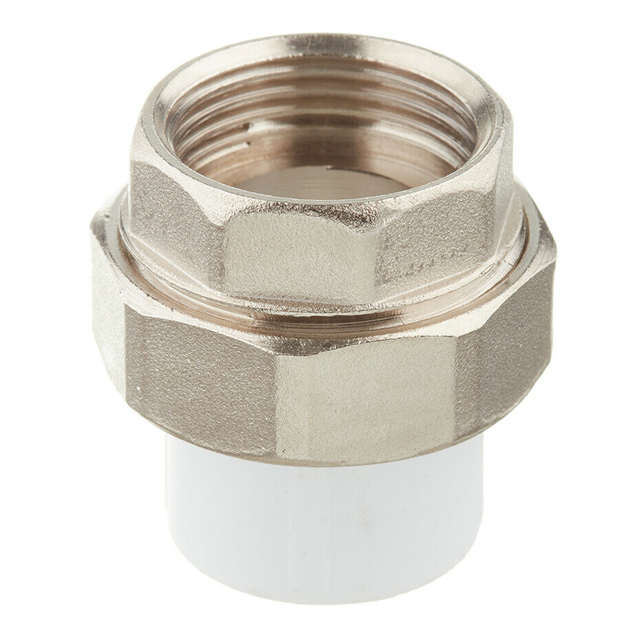 Муфта полипропиленовая разъемная (американка) 20 мм х 3/4 ВР(г)