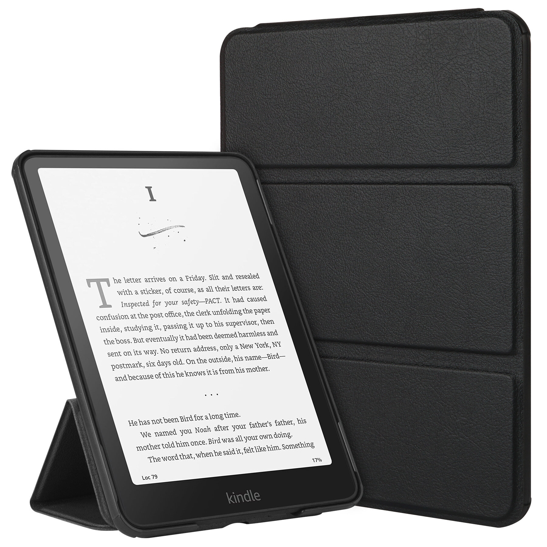 Чехол-книжка с подставкой для Amazon Kindle Paperwhite 12 Gen (7", 2024) black