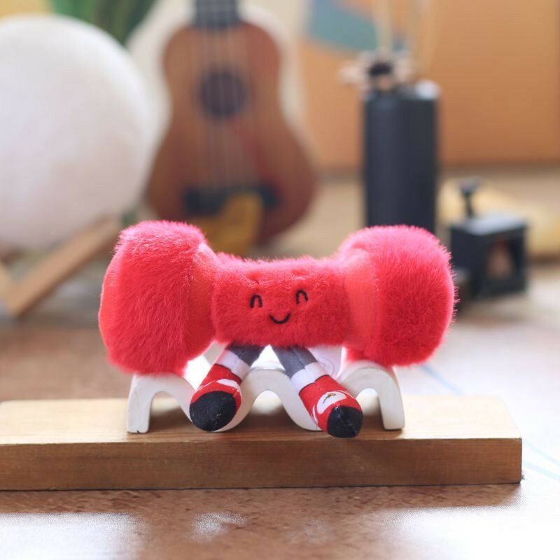 Sports fan plush keychain pp cotton stuffed animal backpack charm gift for kids