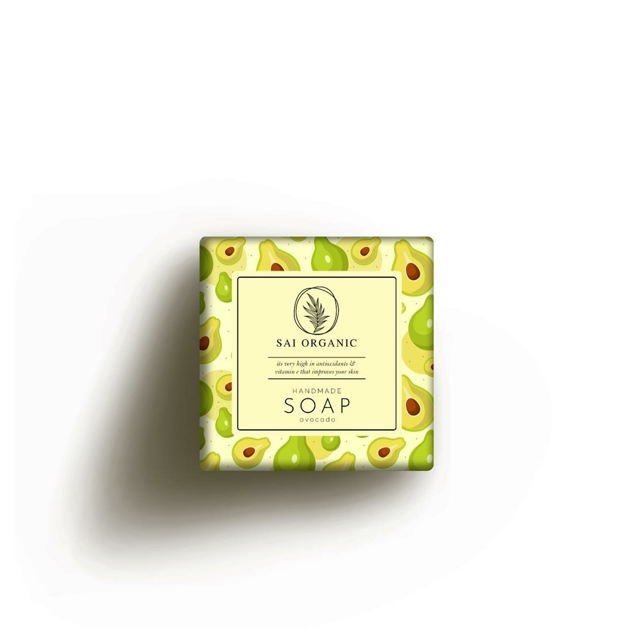 AVOCADO Handmade Soap, Sai Organic (авокадо мыло ручной работы, Саи Органик), 90 г.