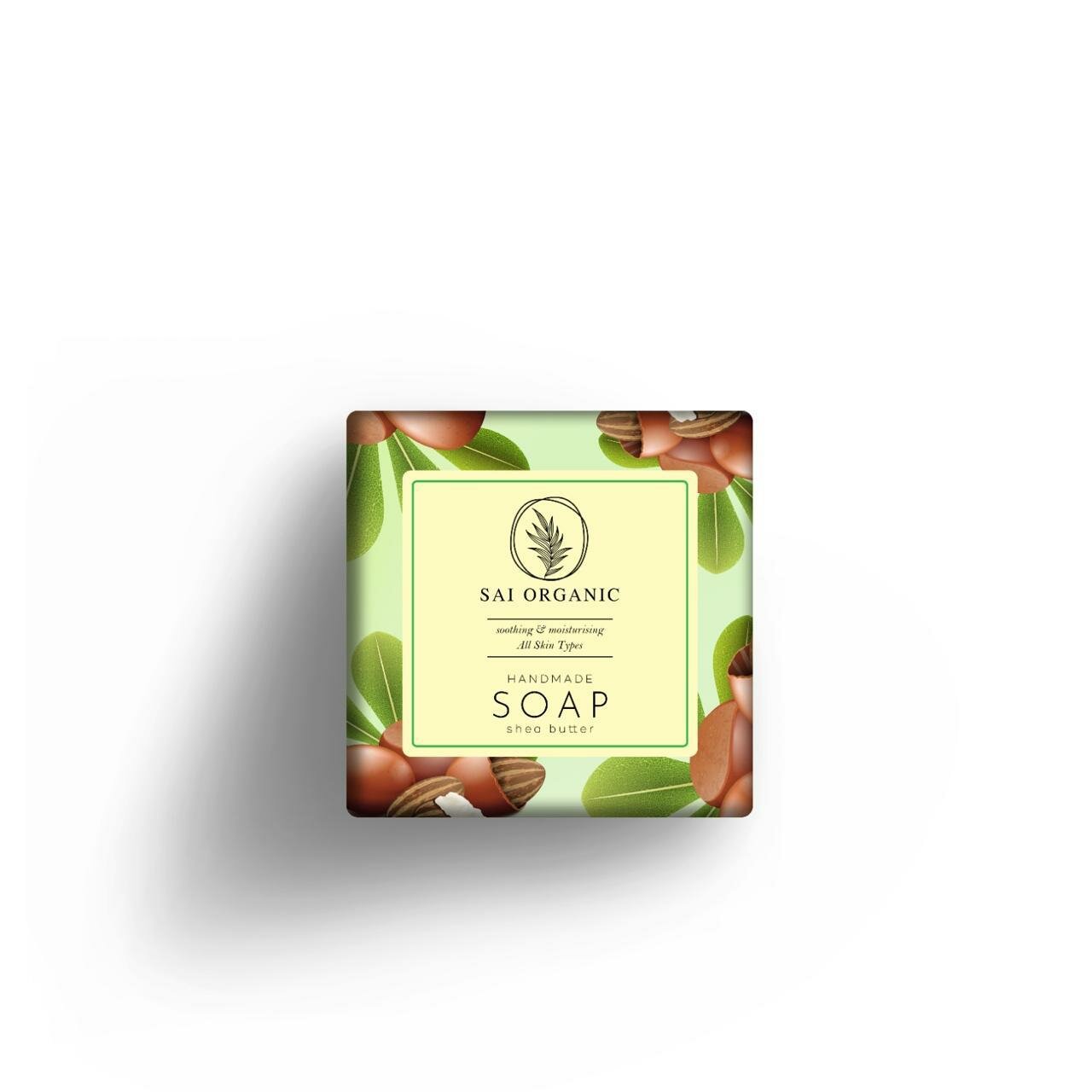 SHEA BUTTER Handmade Soap, Sai Organic (масло ШИ мыло ручной работы, Саи Органик), 90 г.