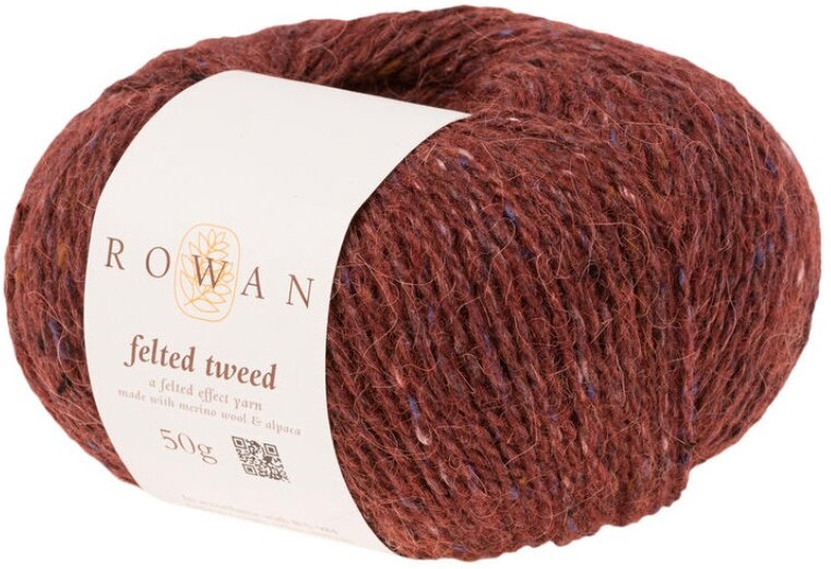 Felted Tweed /Филтед Твид/ пряжа Rowan, Z036000 (196, tawny (желтовато-коричневый), коричневый)