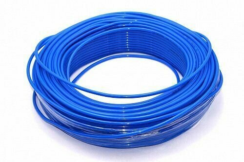 Пневмотрубка полиуретановая PU95 12х8 мм 1м. (8 атм, голубая)