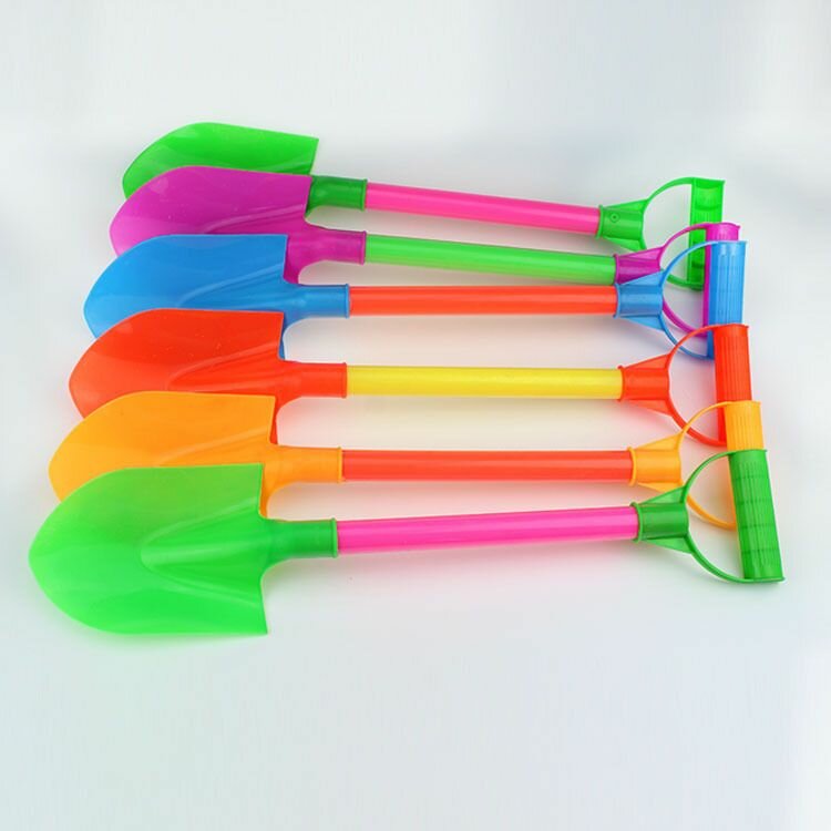 Детские пляжные игрушки 50 см лопата с нержавеющей ручкой для копания песка и снега, инструмент игры, поставка парка и пляжа