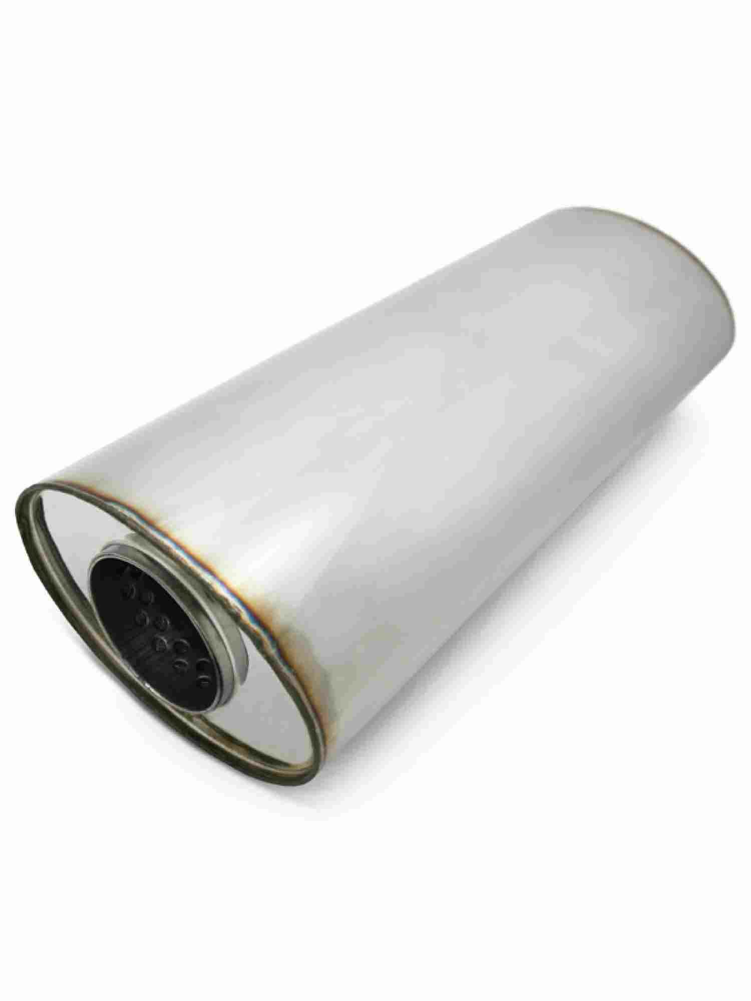 Резонатор «belais» овальный ⬭ 97*155 мм, длина 650 мм, труба Ø63 мм (нержавеющая сталь) belais #22146