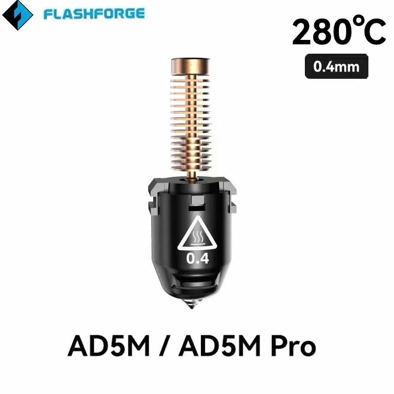 Flashforge Adventurer 5M и 5M Pro сопла 0,25 мм 0,4 мм 0,6 мм 0,8 мм 280 сопла комплект высокая скорость печати для 3D принтера