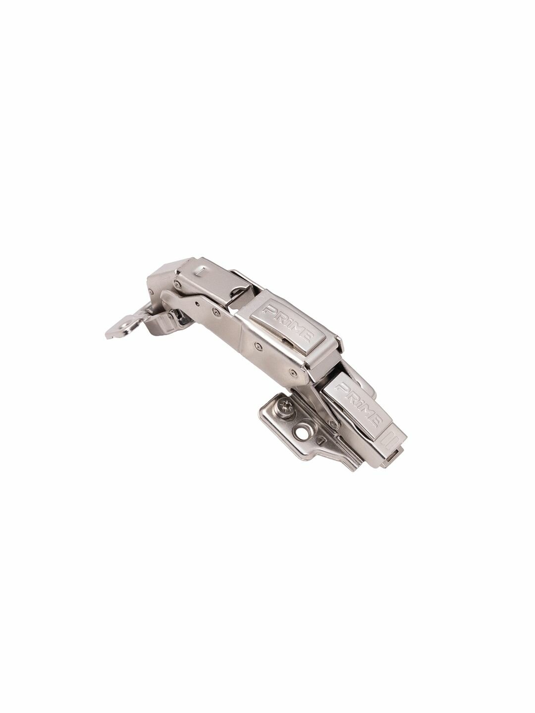 Петля мебельная 165° градусов накладная с доводчиком (2 штуки!) 48мм h2 clip-on PRIME by 3D (саморезы, заглушки) 0-е вхождение