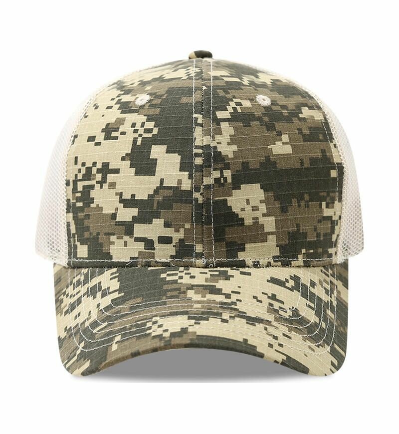 Тактическая кепка с камуфляжным принтом и сетчатой вентиляцией 58-62 см