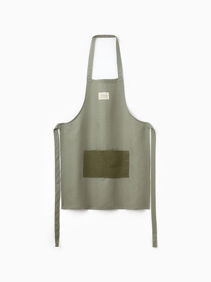 Набор фартуков «Этель. Папа и сын», мужской 60×70 см, детский 50×60 см, 100% лён