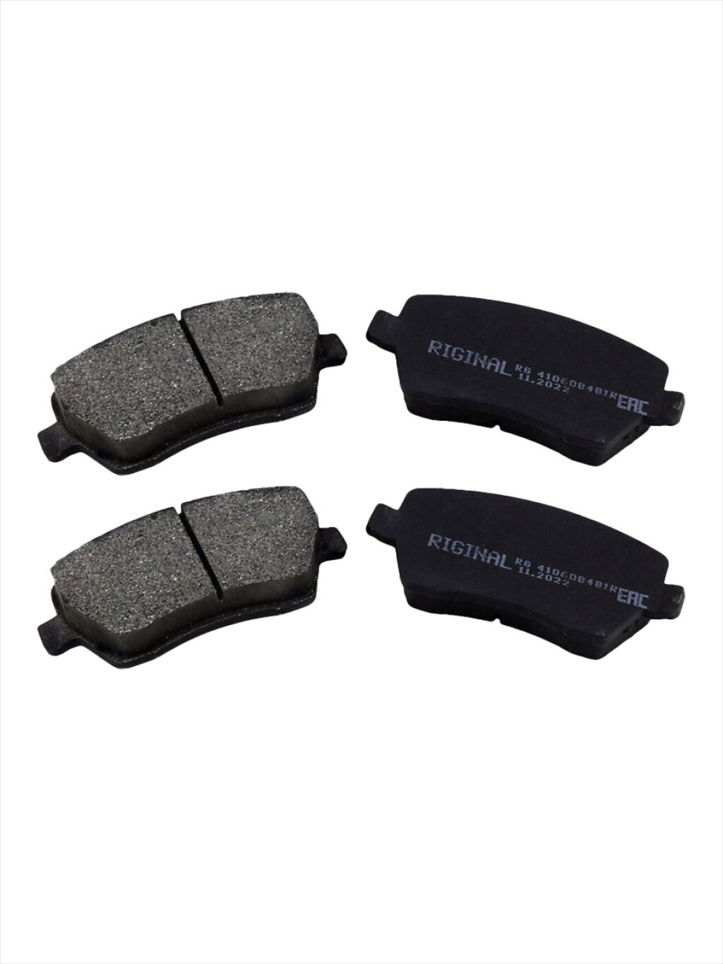 Колодки тормозные дисковые передние для а/м Lada Largus, Vesta, Renault Logan 16V Rigina