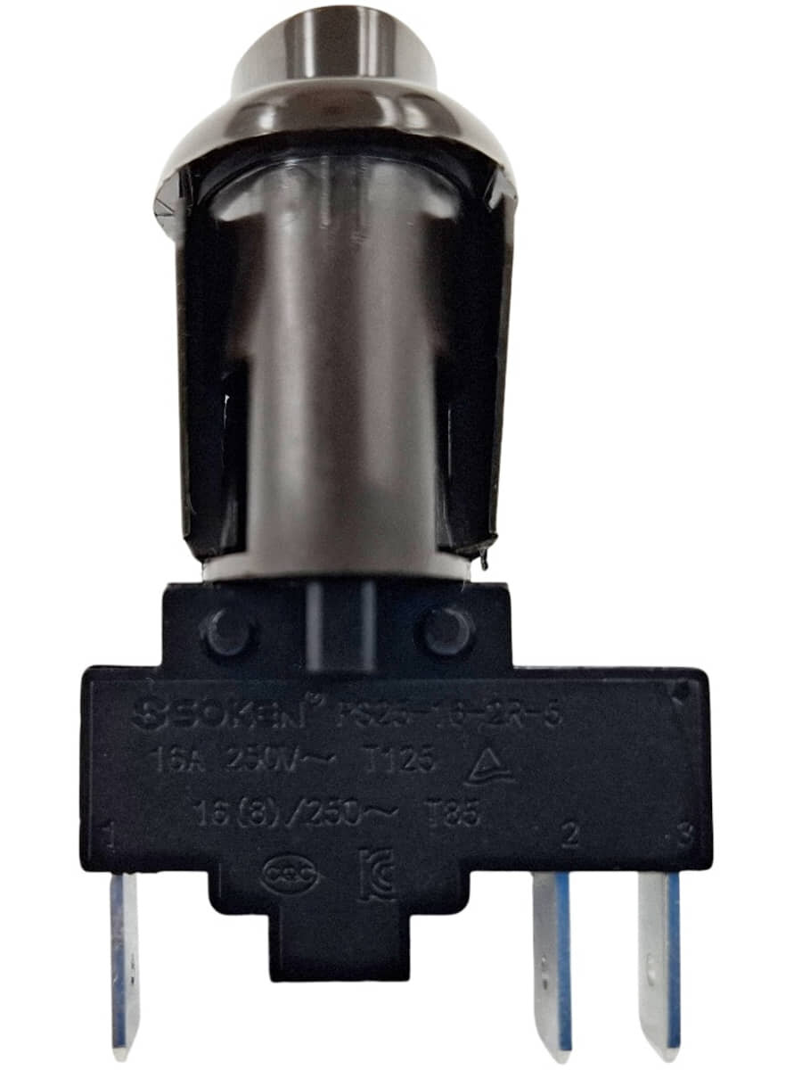 Gefest ПКН-506-444 кнопка электророзжига 3-х контактная 16A, 250V для плиты Гефест 1200, 3200