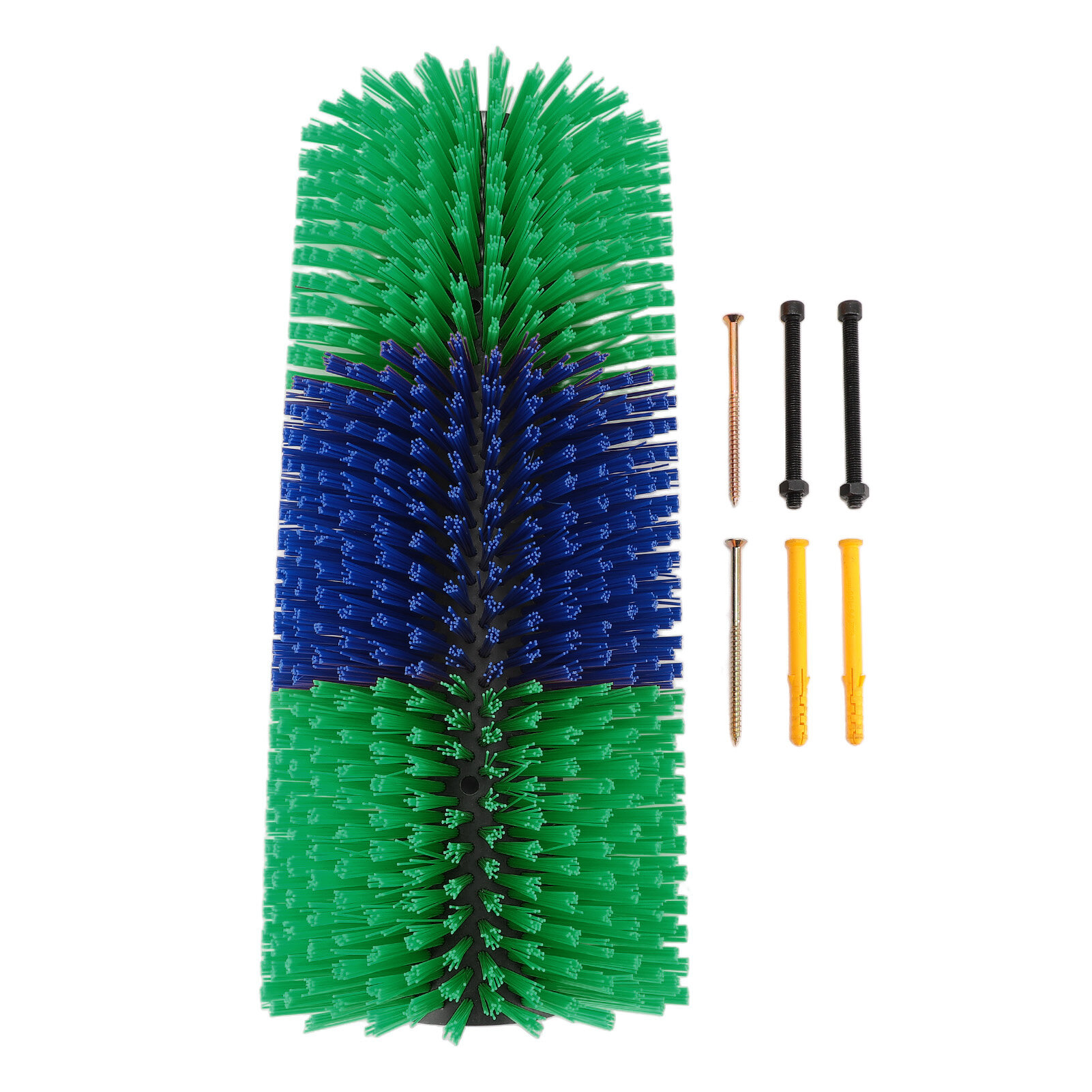 Щетка для чесания скота 435 мм, чесалка для лошадей и коров, снимает зуд спины, массажная щетка для ухода за лошадьми, крупным рогатым скотом, овцами, зеленая