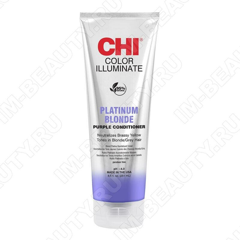 Кондиционер для волос CHI COLOR ILLUMINATE Платиновый Блонд, оттеночный, 251мл