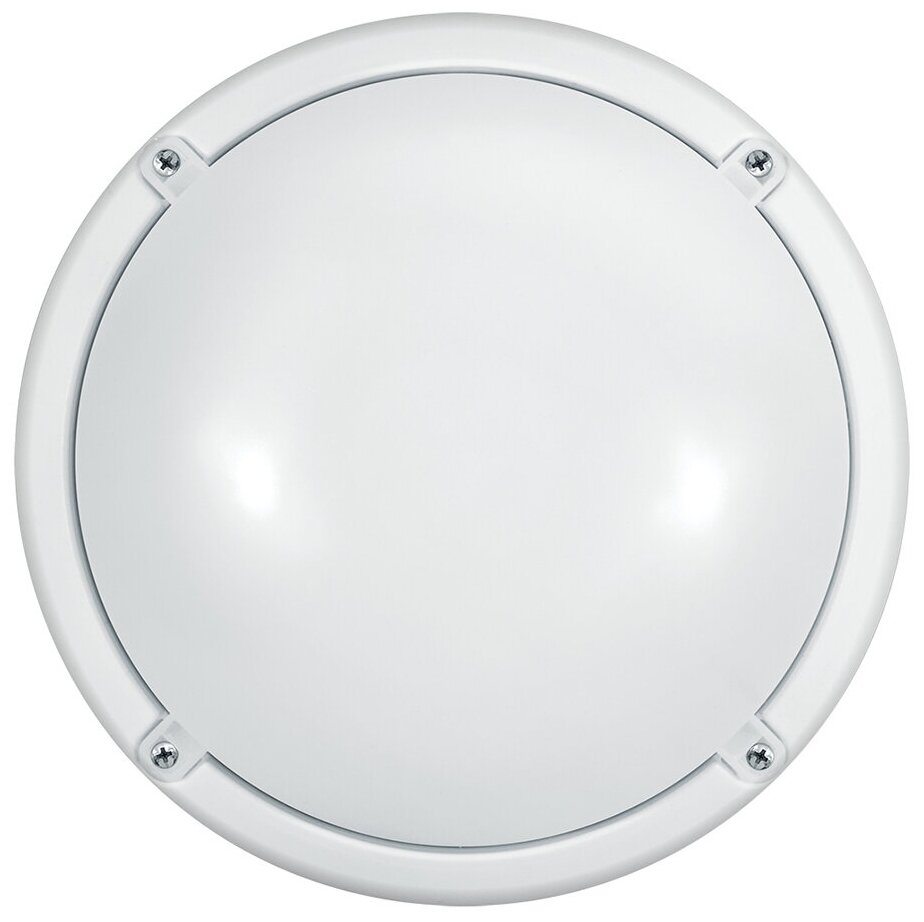 Светильник оптико-акустич светодиодный OBL-R1-7-4K-WH-IP65-LEDSNRV 7Вт 4000К IP65 белый онлайт