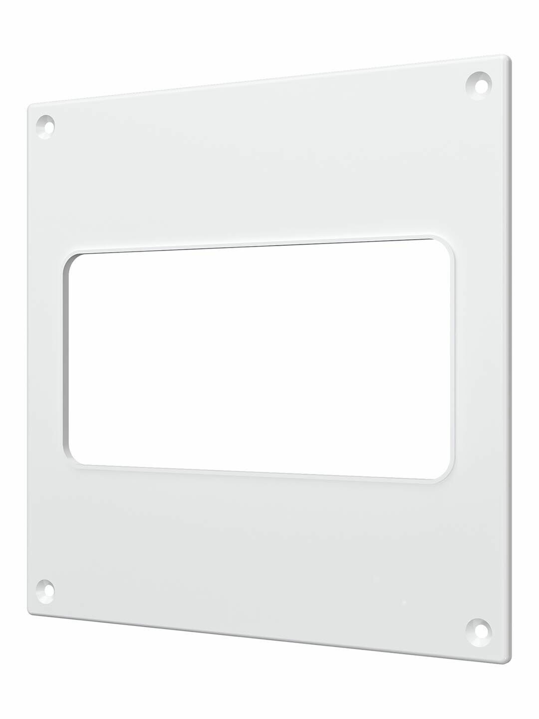 Накладка торцевая НПП 120х60 150х150 пластик ERA, для прямоугольных воздуховодов, белая