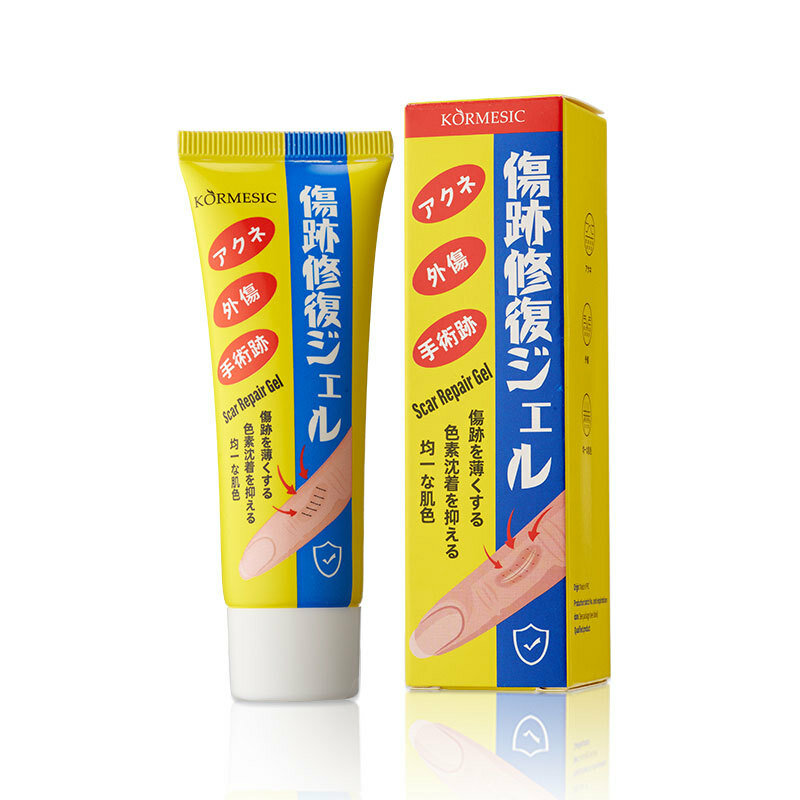 Гель для ухода за шрамами, успокаивающий гель 40 г, гель для ухода за шрамами с эффективными ингредиентами, проникающий глубоко в кожу для смягчения рубцовой ткани и осветления отметин, помогающий коже восстановить гладкость и восстановить