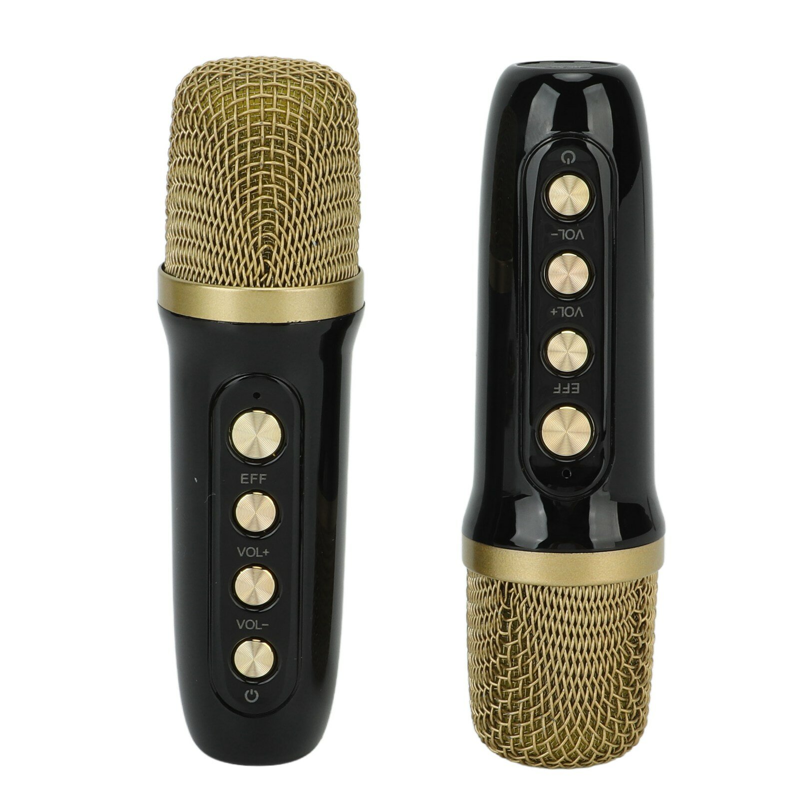 Караоке-машина с 2 микрофонами Караоке Все в одном Портативная поющая машина с Bluetooth для домашней вечеринки, черная