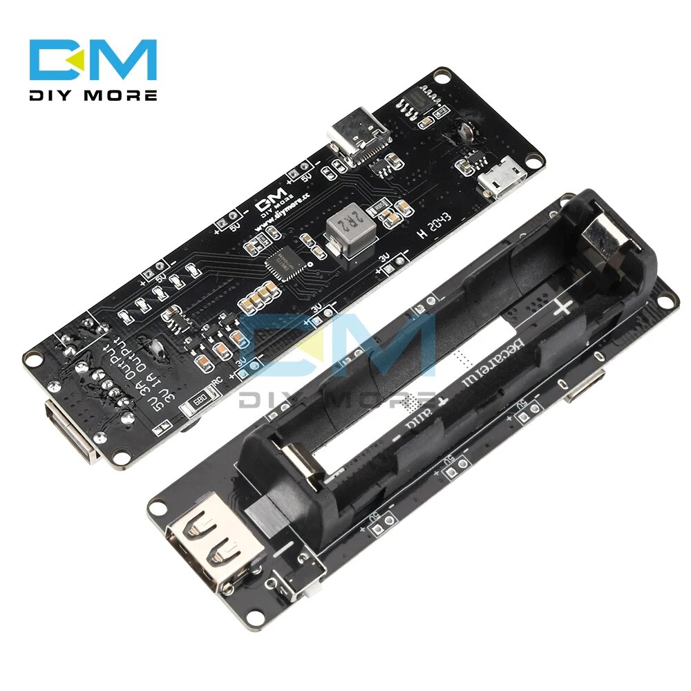 Модуль питания DIYMORE для Arduino ESP8266, черный, 18650 V3