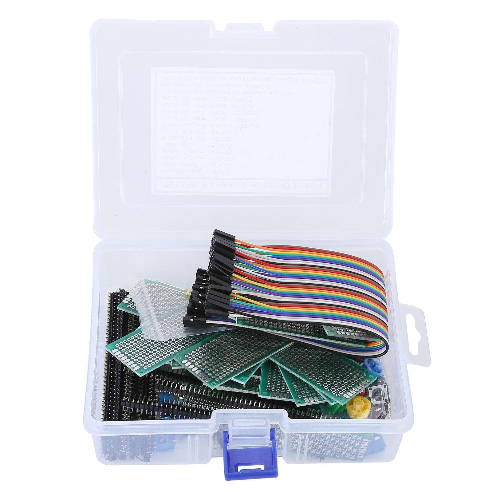 Практичные двухсторонние макетные платы с 5-цветными светодиодами для самостоятельной сборки электронных проектов.