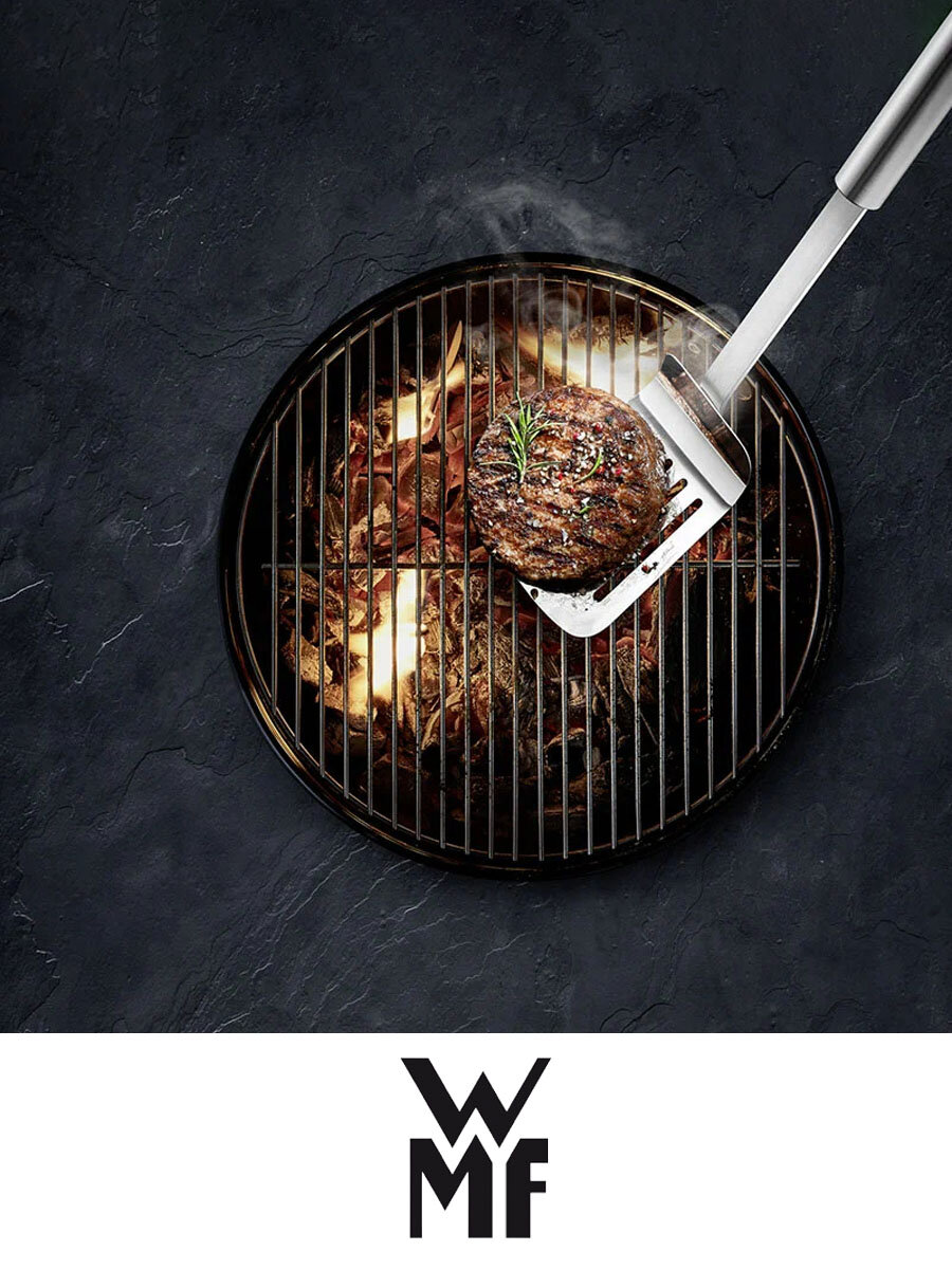 Лопатка для гриля "WMF Big Grill", нержавеющая сталь, длина 44 см, серебристая