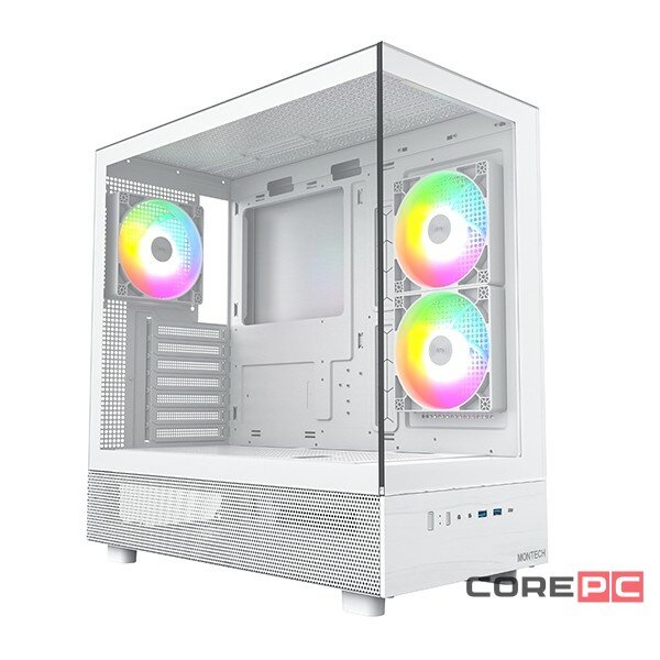 Компьютерный корпус Montech XR ARGB White (XRW), стильный дизайн