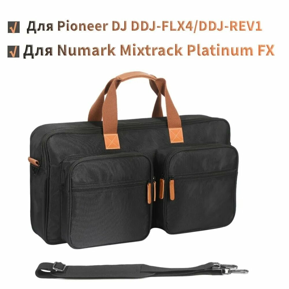KNOW EASY-Портативная сумка для переноски проигрывателя дисков подходит для Pioneer DJ DDJ-FLX4 DDJ-REV1
