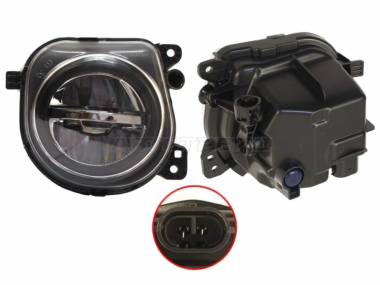 Фара противотуманная правая для БМВ 5 арт ST260023 SAT