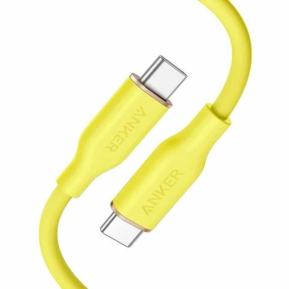 Кабель для зарядки Anker PowerLine III Flow USB-C to USB-C PD 240W 1.8м - Yellow