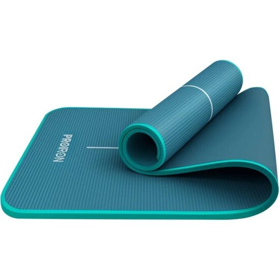 Коврик для йоги и фитнеса Proiron 1830х660х10мм NBR, темно-зеленый