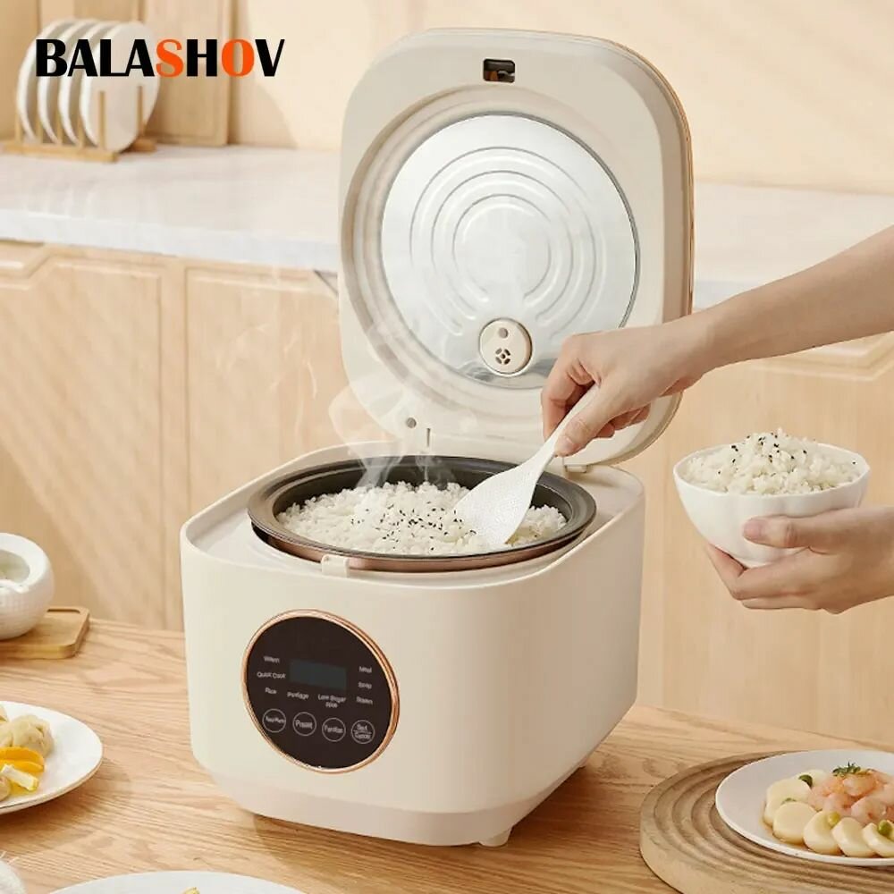 Мультиварка-скороварка BALASHOV Y709, 5л, сенсорное управление, бежевая