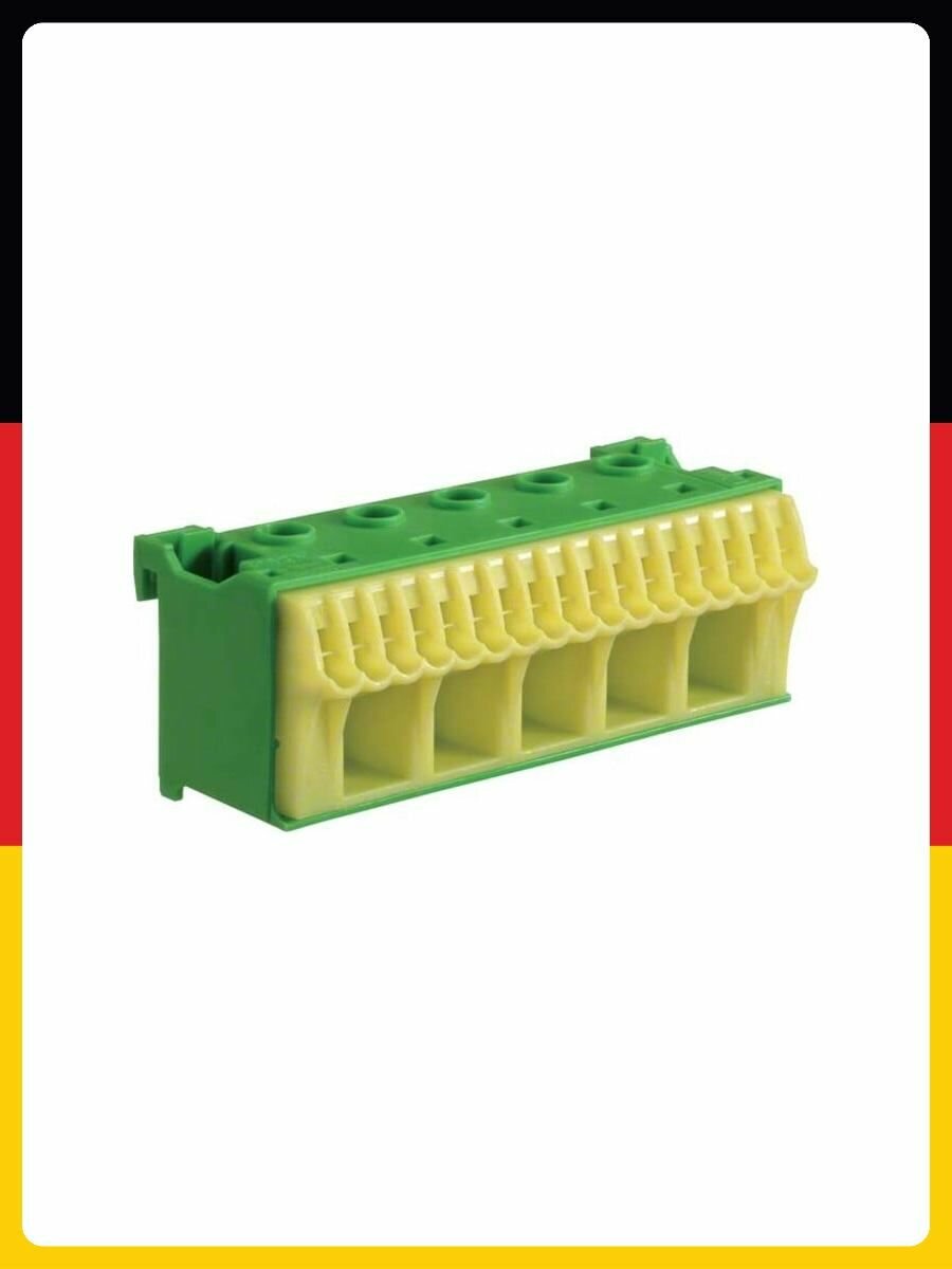 Hager SSK, клемма PE 22 клеммных точки KN22E