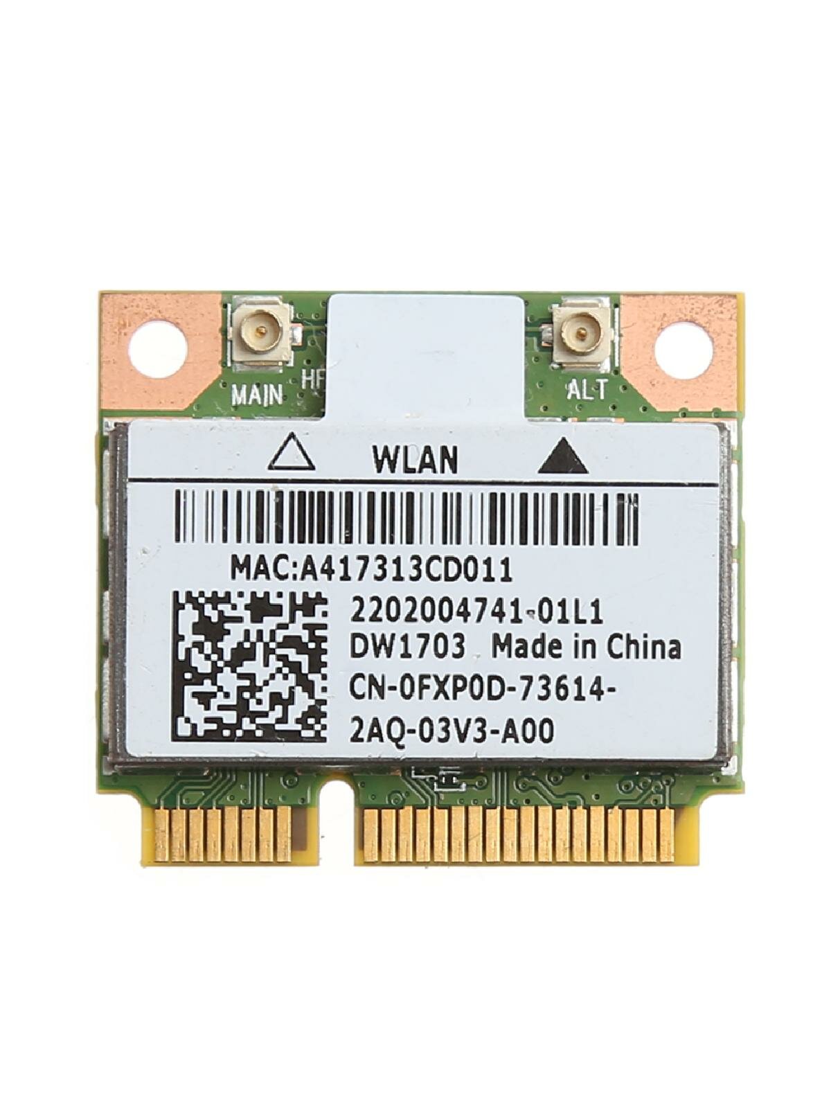 Bluetooth-compatible V4.0 Wifi Wireless Mini PCI-Express Card For Atheros AR5B225 for DELL DW1703 CN-0FXP0D